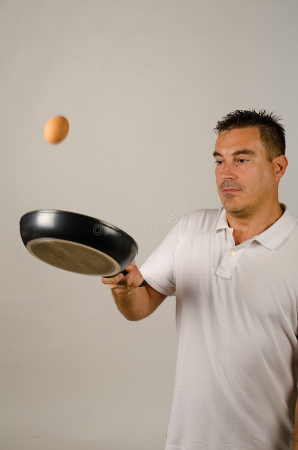 Clumsy cook stock image. Image of clumsy, frying, household - 38918951