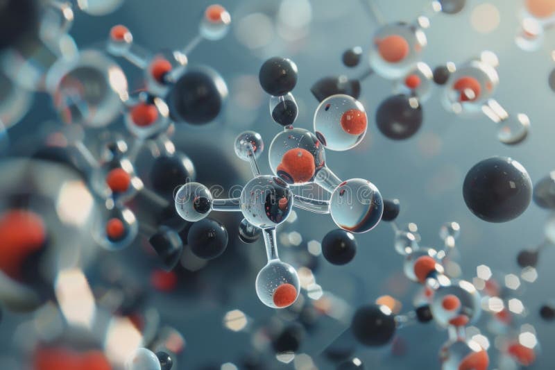 A Cluster of Balls Suspended in Mid-air, Creating an Illusion of ...