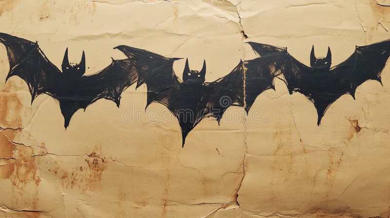 Cluster of Bats Resting on a Wall in Natural Habitat Stock Image ...
