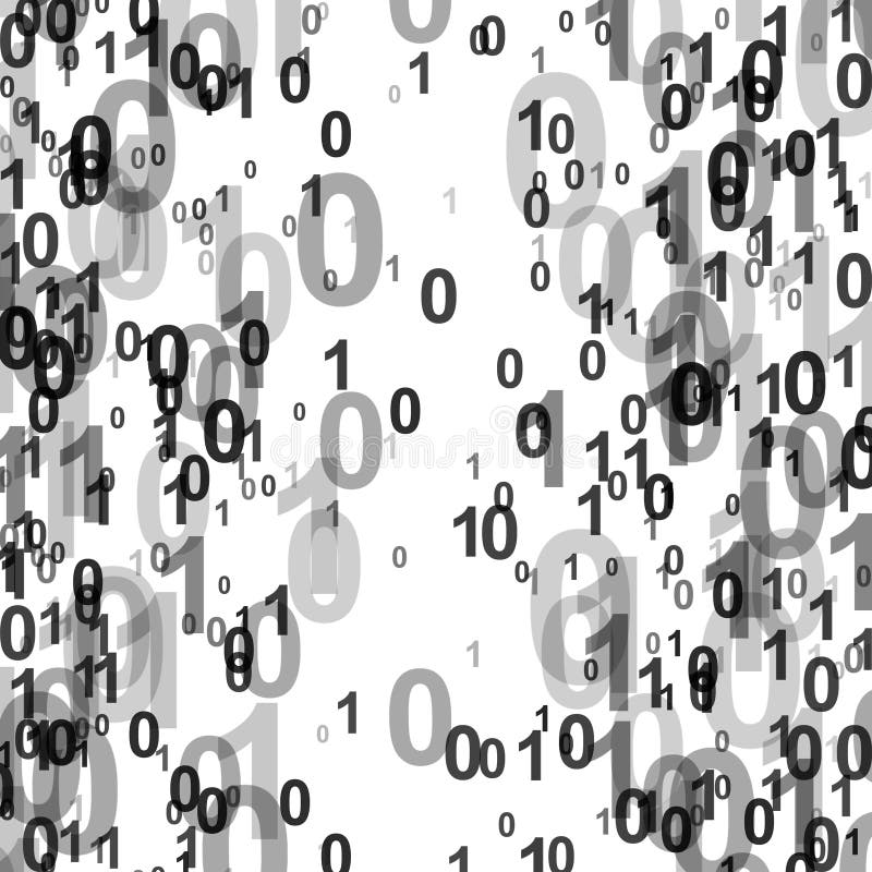 Abstract Background with Numbers. Vector Stock Vector - Illustration of ...