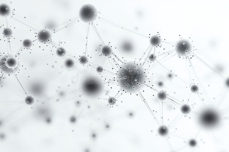 A Cluster of Black Dots on a White Background Stock Illustration ...