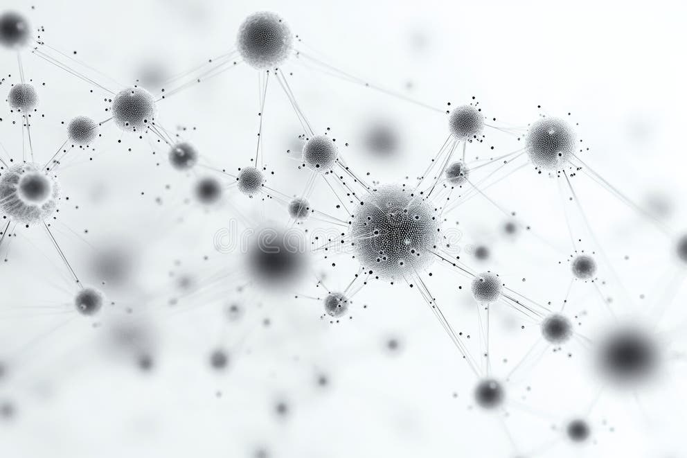 A Cluster of Black Dots on a White Background Stock Illustration ...