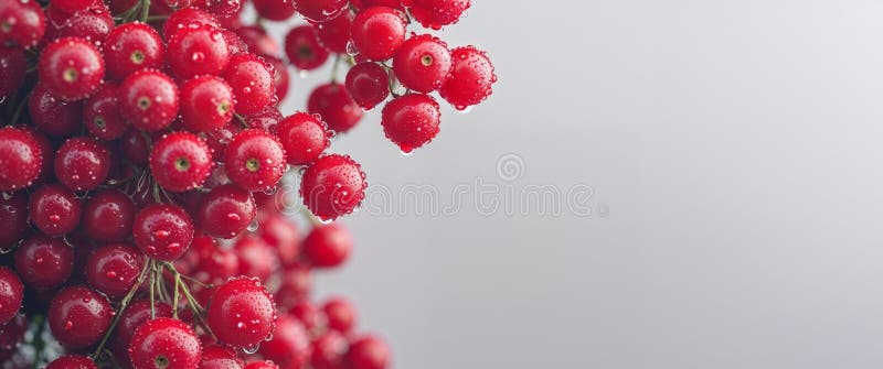 Cluster Bright Red Berries Captured Tight Shot Stock Photos - Free ...