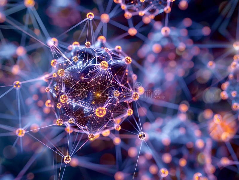 Cluster of Bubble Virus Spheres Stock Illustration - Illustration of ...