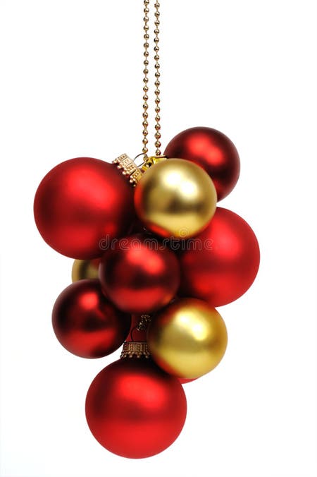 Cluster from Christmas Balls Stock Photo - Image of tree, christmas ...