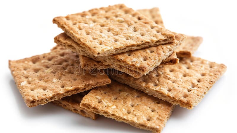 A Pile of Biscuits on a White Tabletop Stock Photo - Image of snacktime ...