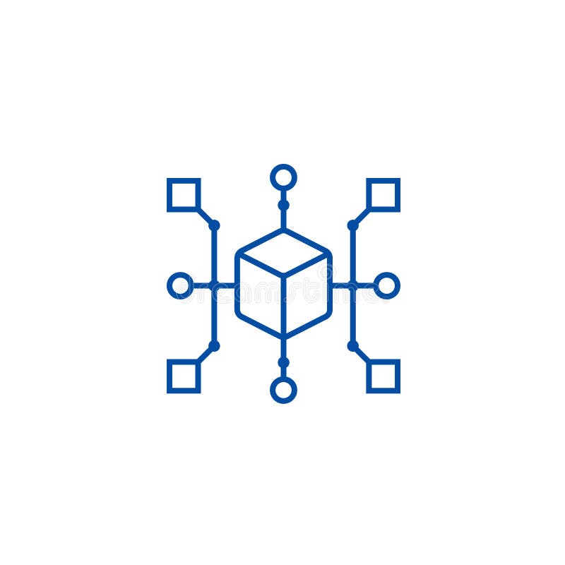 Cluster Diagram Line Icon Concept. Cluster Diagram Flat Vector Symbol ... Cluster Diagram Line Icon Concept. Cluster Diagram Flat Vector Symbol ...