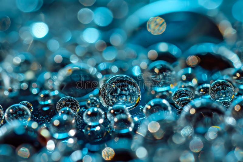 A Cluster of Floating Bubbles Stock Photo - Image of round, bubble ...