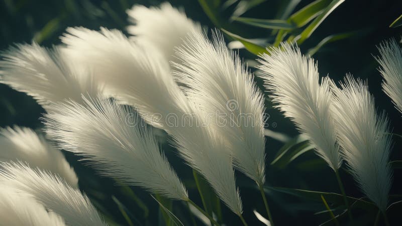 A Cluster of Fluffy White Feathers. Stock Photo - Image of prominence ...