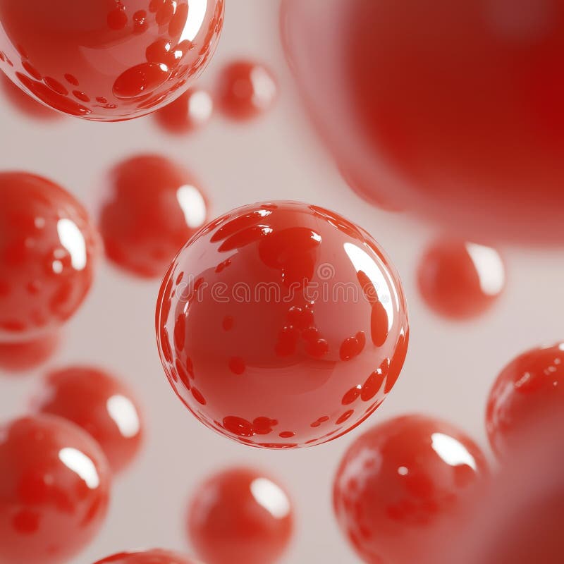 This Cluster of Glossy Red Spheres Creates an Eye-catching Visual ...