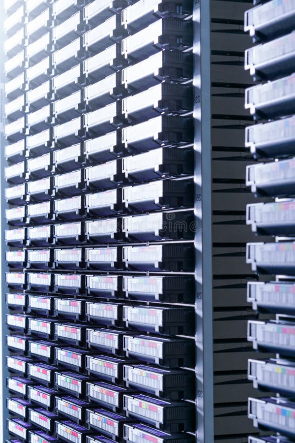 Cluster of Hard Drives Stacked Inside Data Storage Stock Photo - Image ...