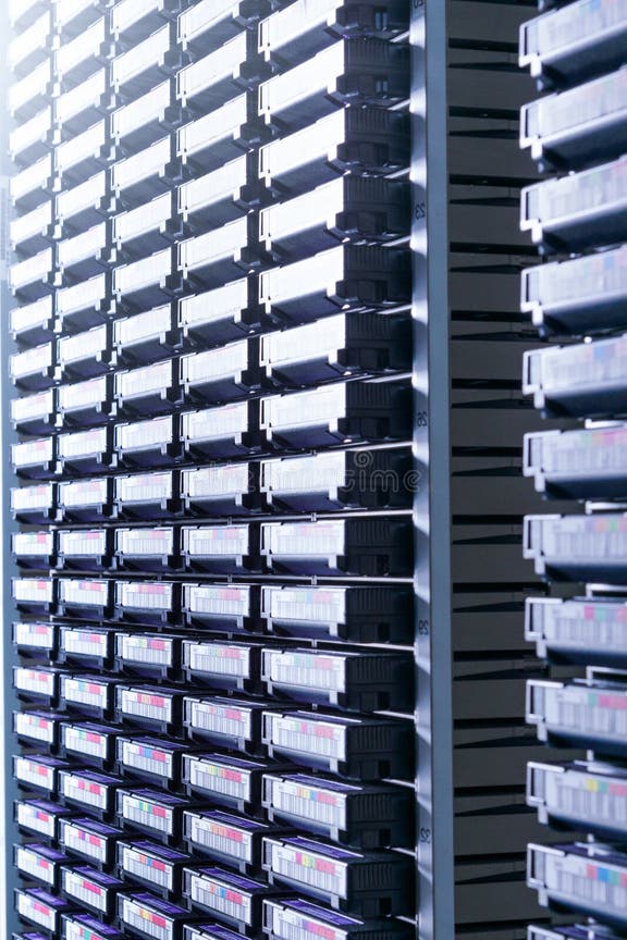 Cluster of Hard Drives Stacked Inside Data Storage Stock Photo - Image ...