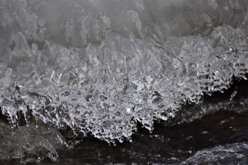 Cluster of Ice Cycles stock photo. Image of hang, outdoor - 265203868
