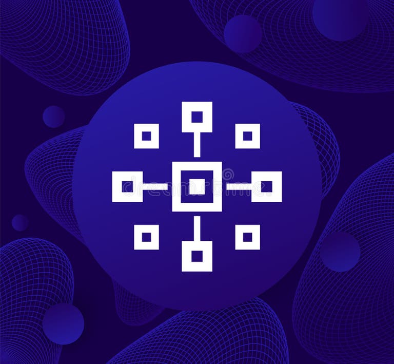 Cluster Icon, Complicated Array Vector Design Stock Vector ...