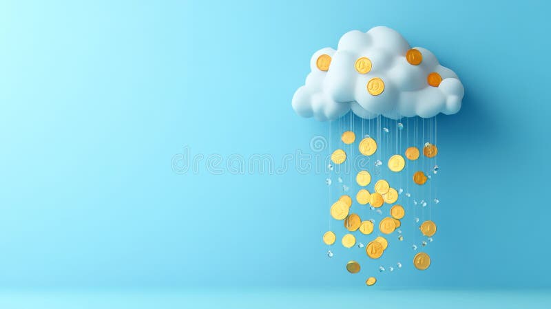 A Cluster of Interconnected Cloud Icons, Depicting the Flow of Data for ...