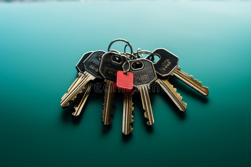 A Cluster of Keys Carefully Balanced, Crafting a Keychain Skyscraper ...