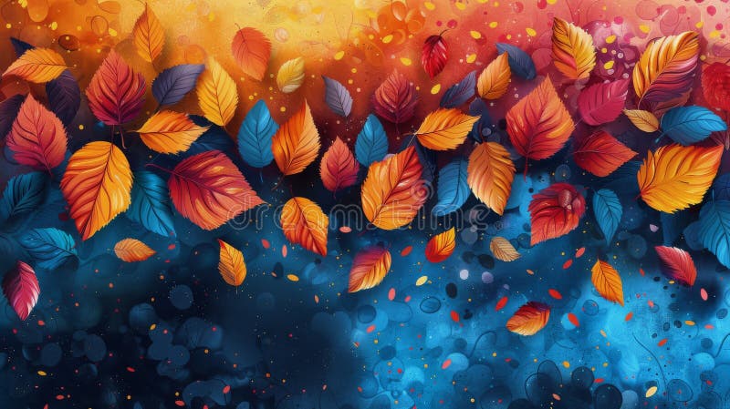 Cluster of Leaves on Wall stock photo. Image of autumn - 317058296