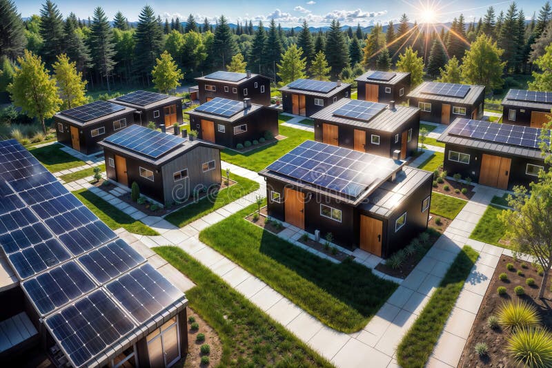 Forest Haven: Solar Panels Meet Neighborhood Serenity in Nature S ...
