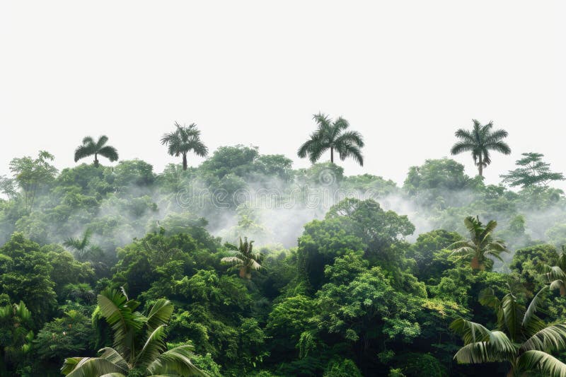 A Cluster of Palm Trees Stands Tall in the Midst of a Dense Forest ...