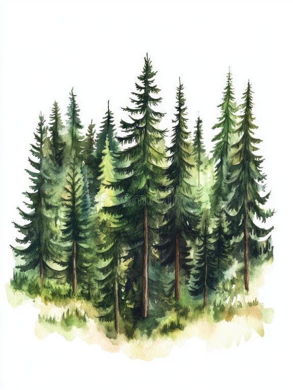 Pine tree grouping stock image. Image of forestry, timber - 388776409
