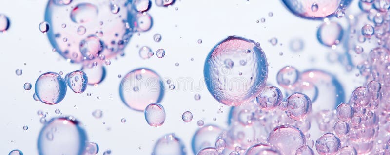 A Cluster of Small Bubbles Grouped Together on a Blank White Backdrop ...