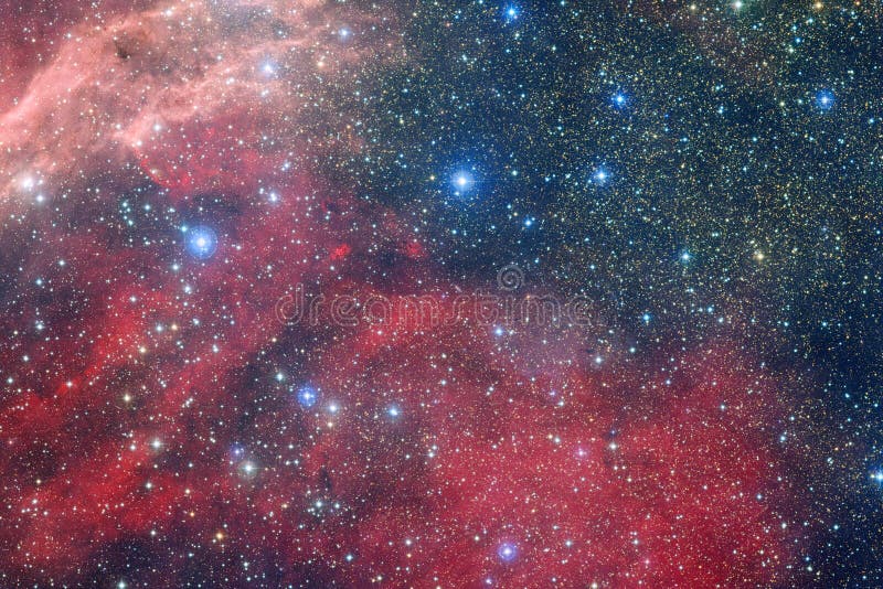 Cluster of Stars. Nebula. Elements of this Image Furnished by NASA ...