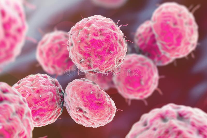 Macro Close-up Group of Germs and Bacteria in Water Disease Medical ...