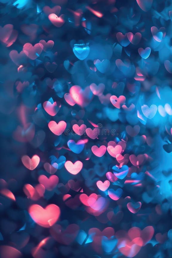 A Cluster of Tiny Hearts in a Tight Group Stock Image - Image of sweet ...