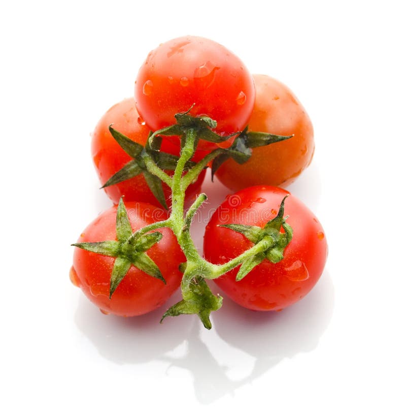 Cluster tomatoes stock photo. Image of vegetable, cluster - 24190484