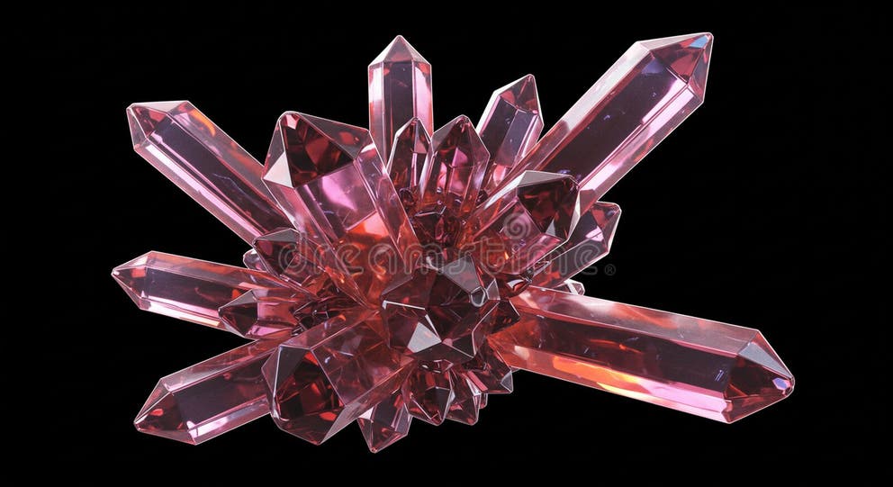 Translucent Rose Colored Crystal Stock Illustrations – 30 Translucent ...