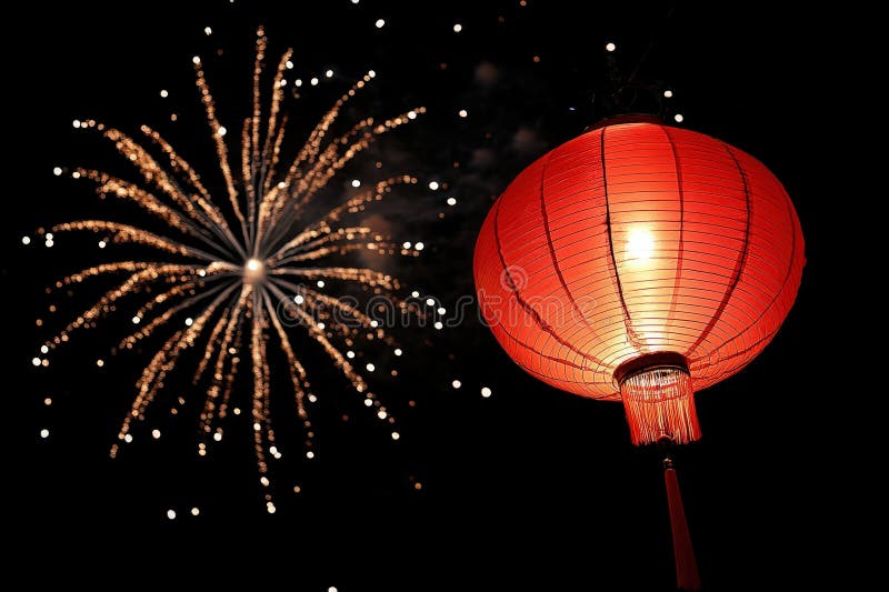 A Cluster of Vibrant Red Lanterns Suspended from a String at Nighttime ...