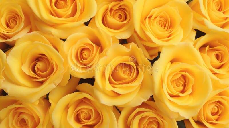 A Cluster of Yellow Roses in Close Proximity. Suitable for Floral ...