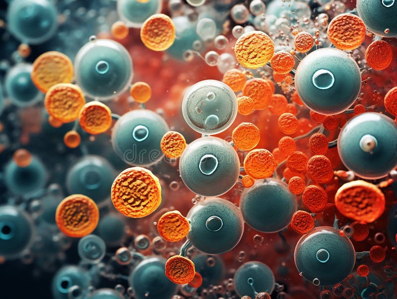 Staphylococcus Aureus Cells Microscopic View Stock Photo - Image of ...