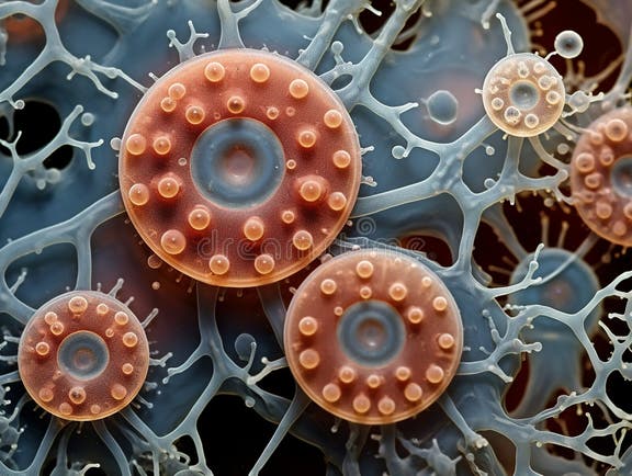 Staphylococcus Aureus Cells Microscopic View Stock Image - Image of ...