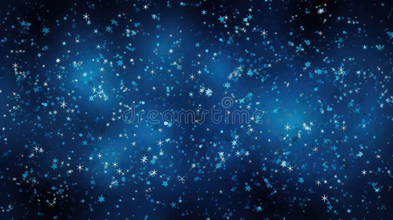 Clustered Blue Background Stars Stock Illustration - Illustration of ...