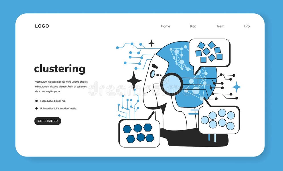 Clustering Web Banner or Landing Page. Artificial Neural Network Stock ...
