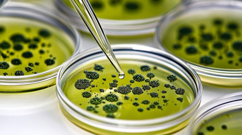 Clusters of Green Microalgae are Being Scientifically Examined in a ...