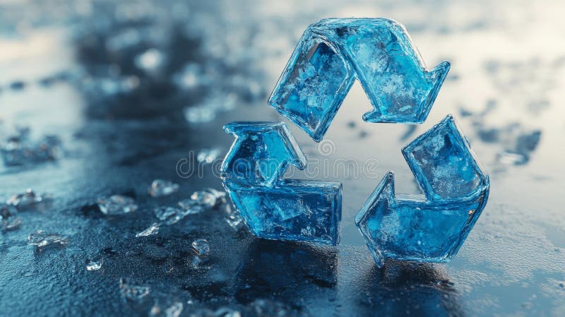 Clusters of Ice Cubes Resting Atop a Black Surface Splattered with ...