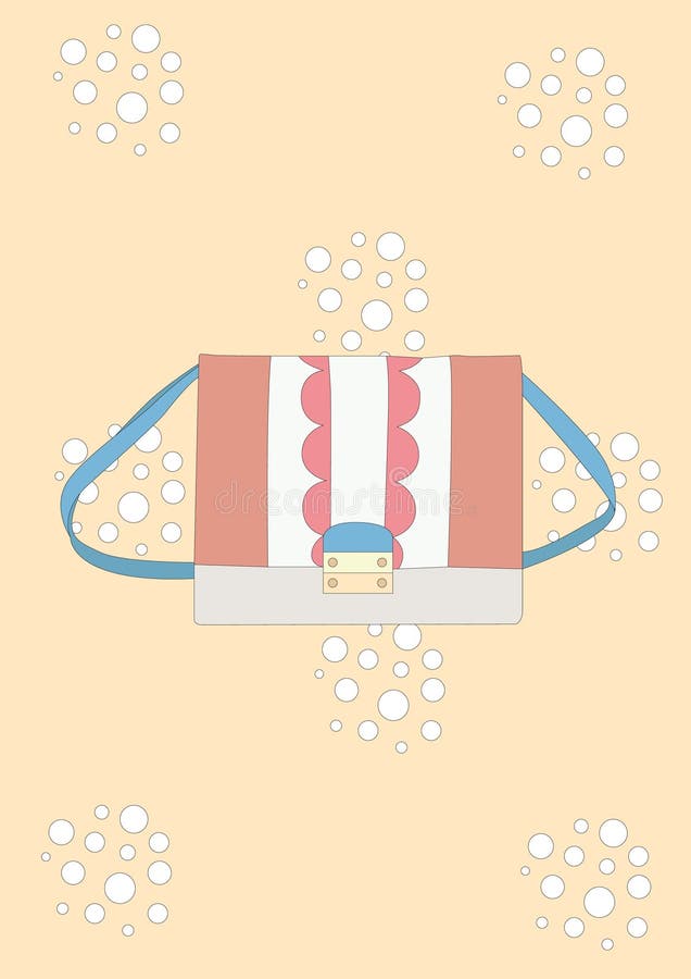 Clutch Bag. Vector Illustration Decorative Design Stock Vector ...