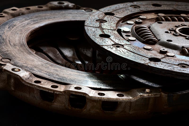 Clutch Car Close-up. Car Part Close-up Clutch Disc Stock Image - Image ...