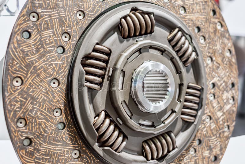 Clutch Disc for a Car Engine. Stock Image - Image of pressure, detail ...