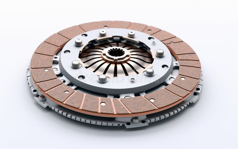 Clutch Disc on a Clean Canvas Stock Image - Image of motor, gear: 344162145
