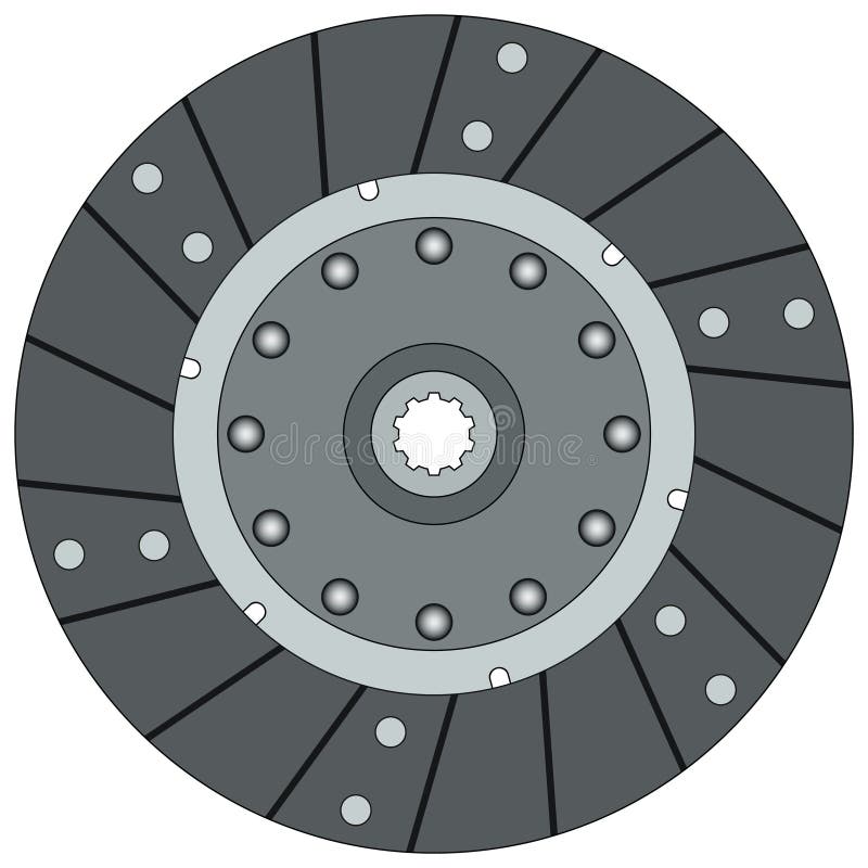 Motor Clutch Disk Vector Illustration. Moto Bike Logo. Clutch Icon ...