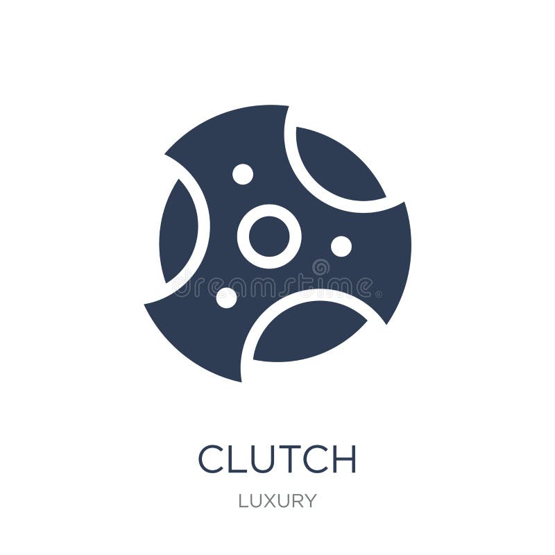 Clutch Icon. Trendy Flat Vector Clutch Icon on White Background Stock ...