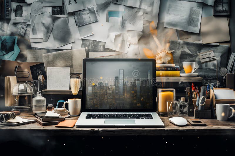 Clutter Workspace Stock Illustrations – 2,768 Clutter Workspace Stock ...