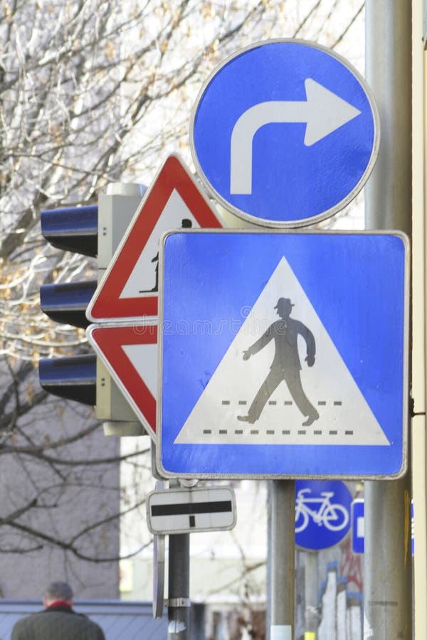 A clutter of road signs stock photo. Image of traffic - 209180192