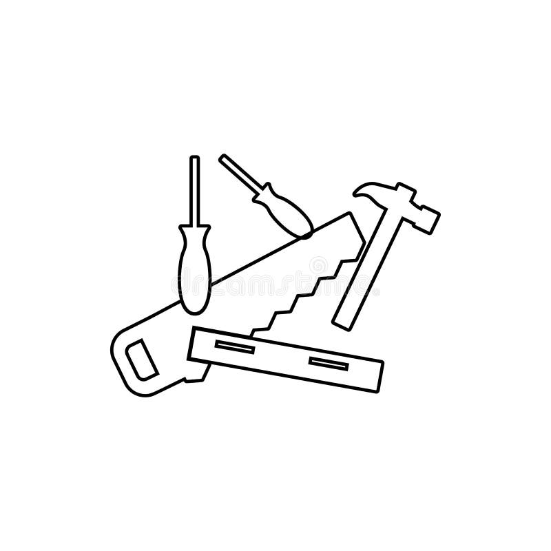 Clutter in Tools Icon. Element of Chaos for Mobile Concept and Web Apps ...