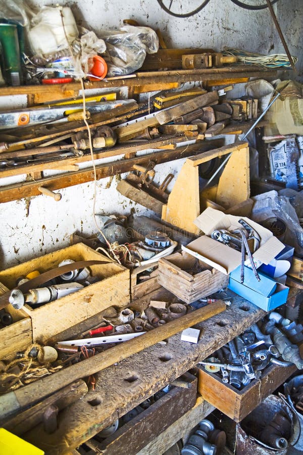 Cluttered junk room stock photo. Image of messed, littered - 5171506