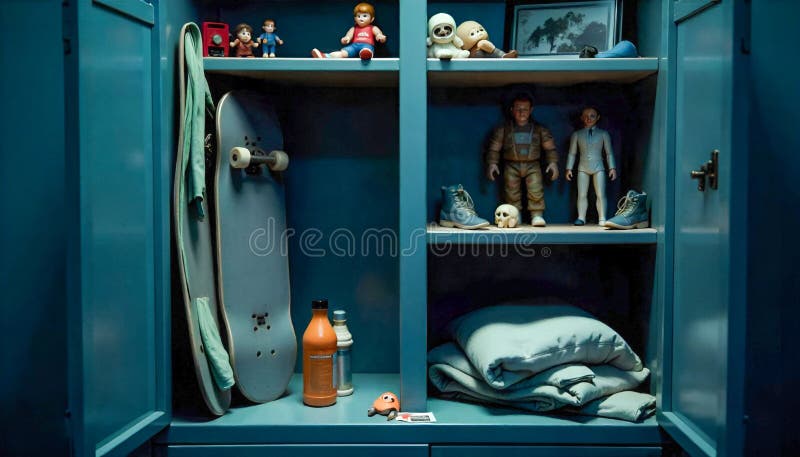 Cluttered Locker Stock Illustrations – 12 Cluttered Locker Stock ...