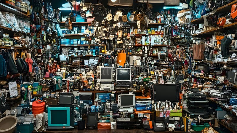 Cluttered Store Stock Illustrations – 210 Cluttered Store Stock ...